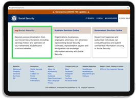 How to set up a My Social Security account